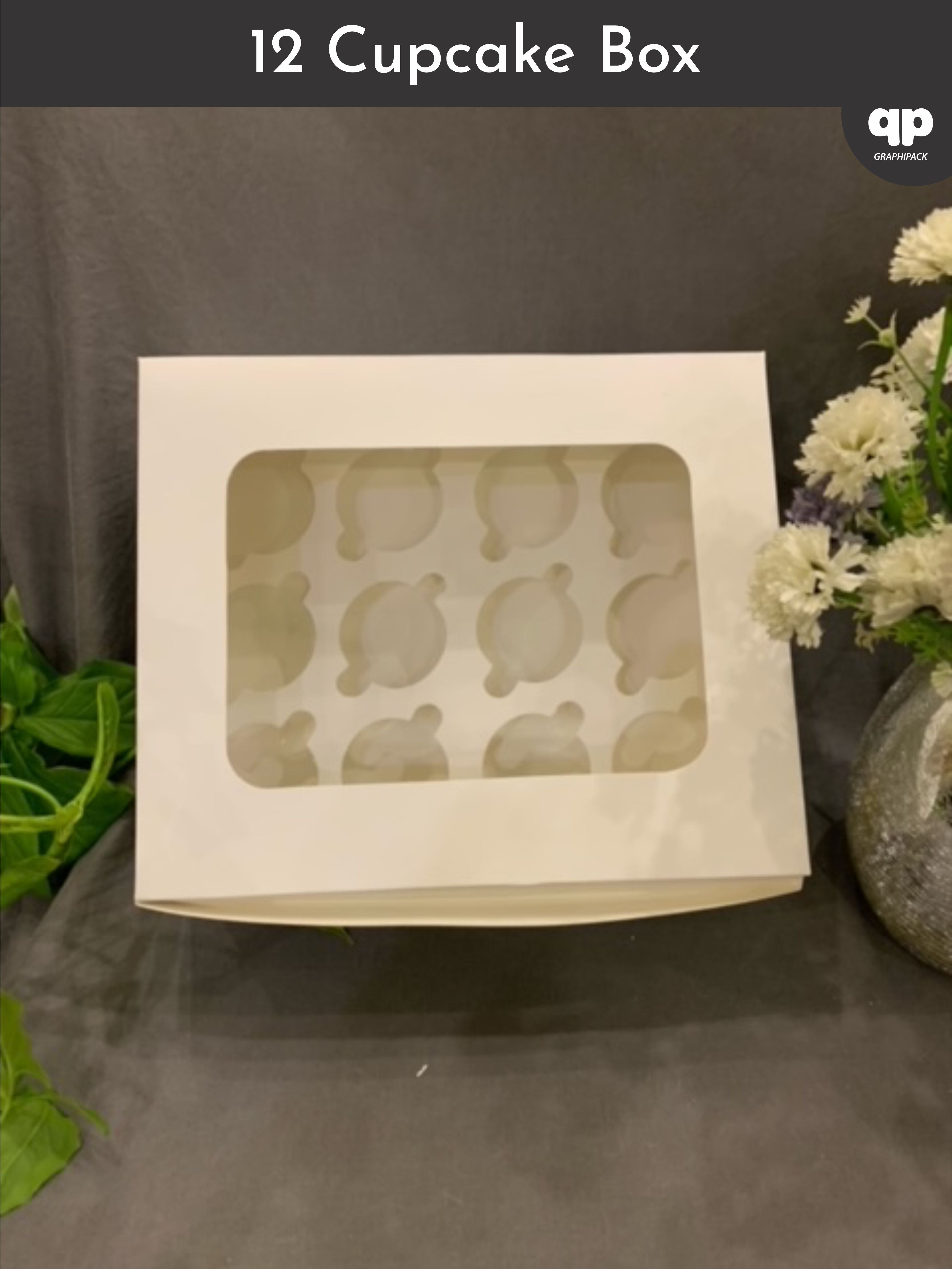 12 Cupcake Box - with Window – Graphipack