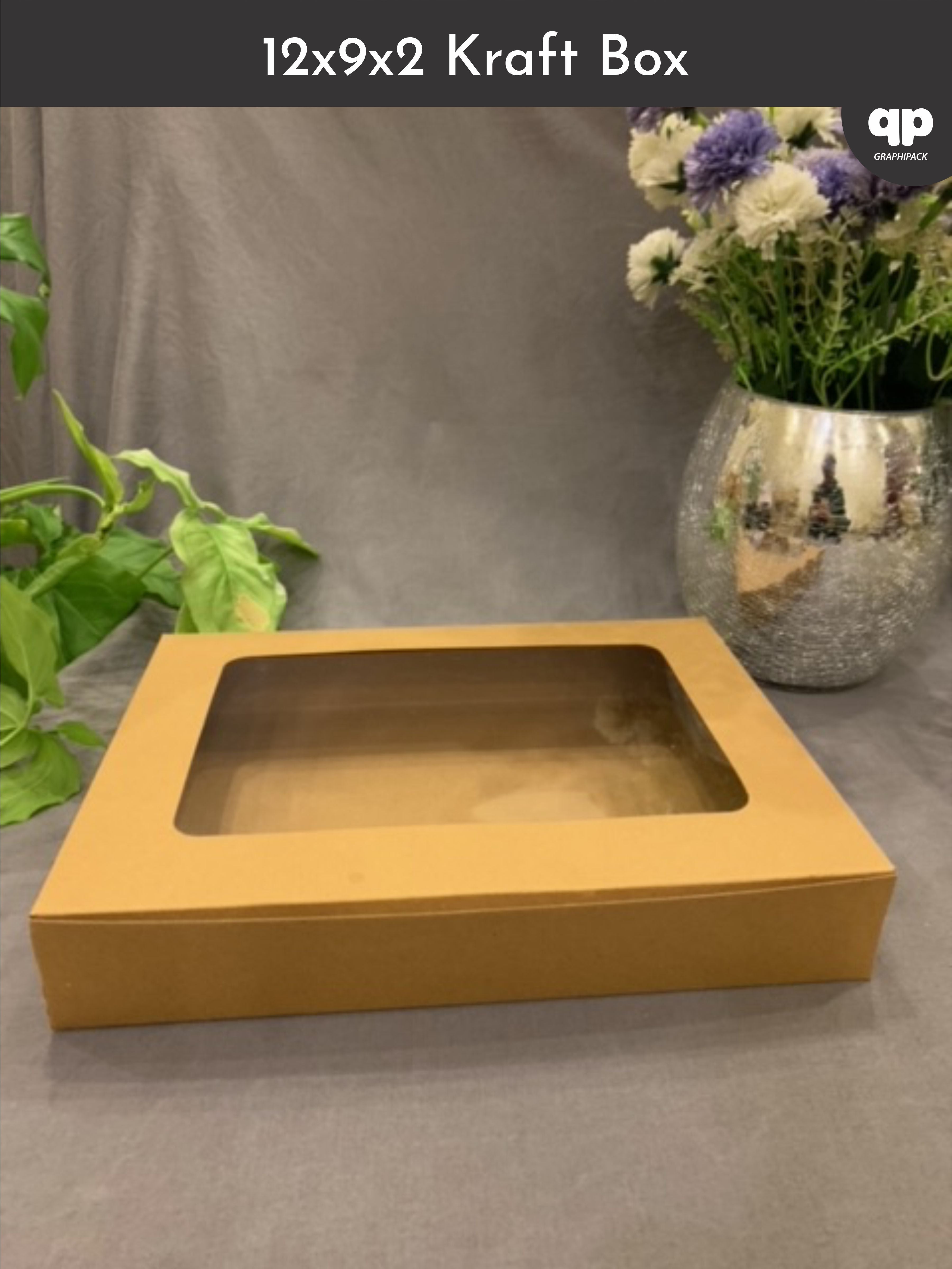 12x9x2 Inch Kraft Card Box – Graphipack