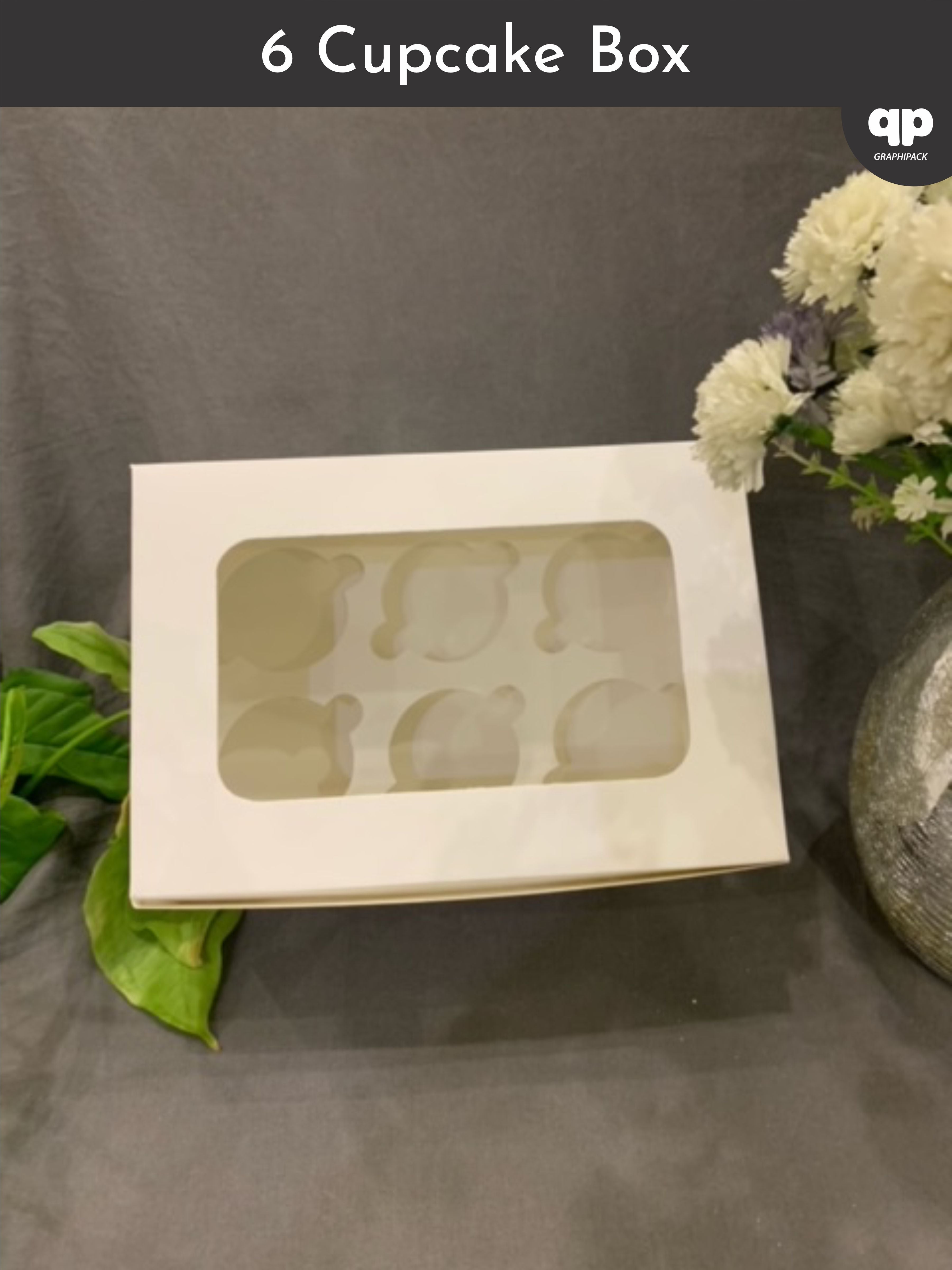 6 Cupcake Box - with Window – Graphipack
