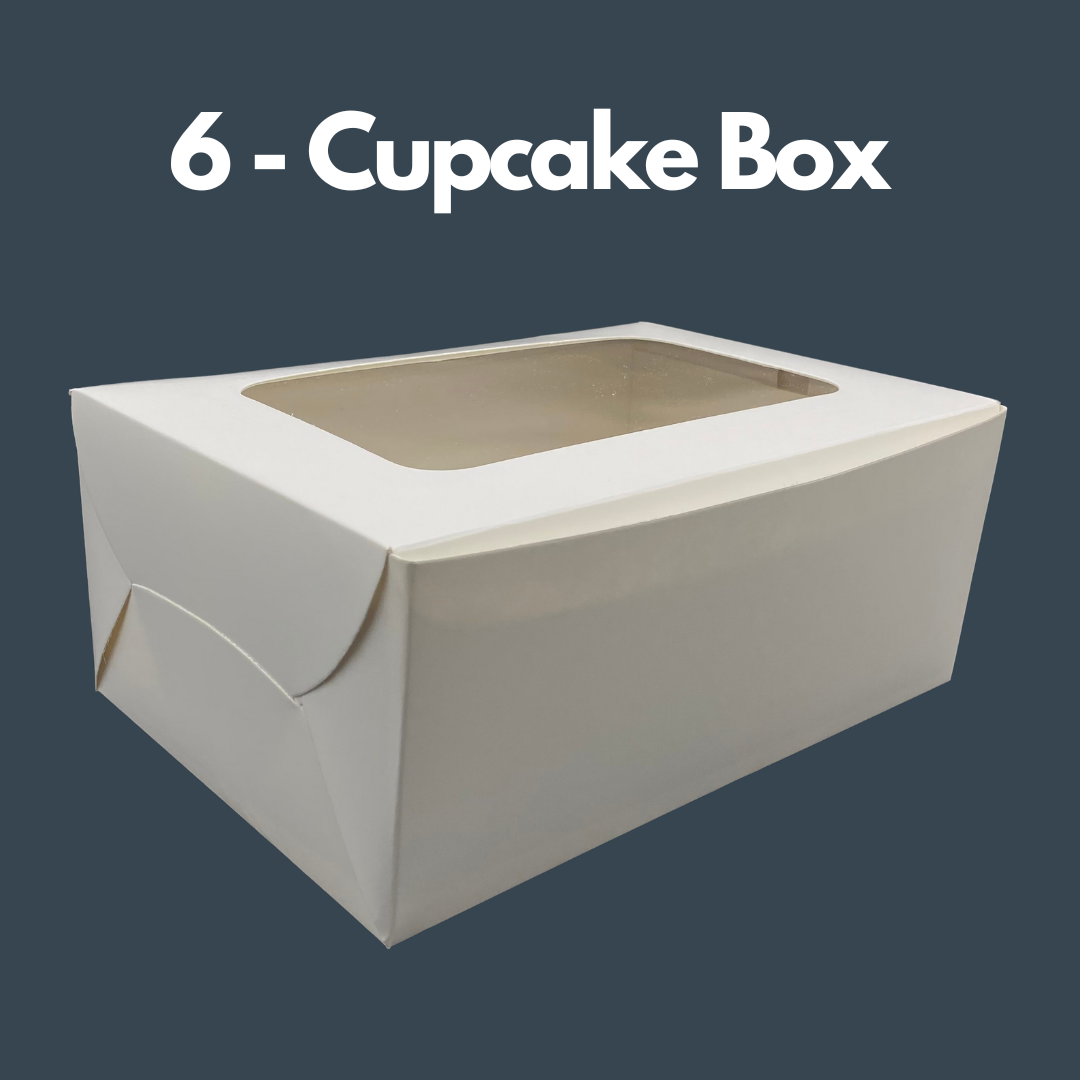 6 Cupcake Box - with Window