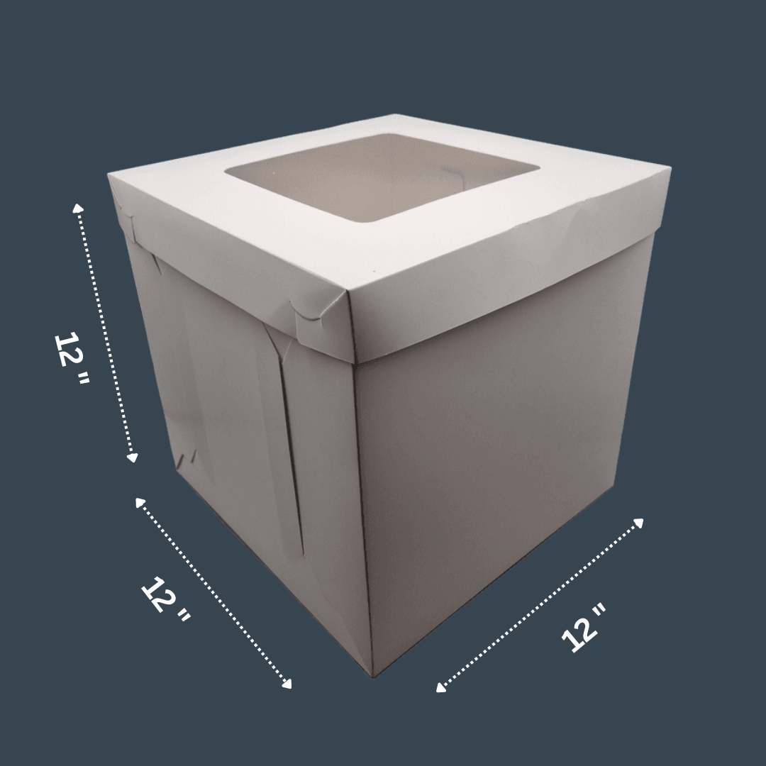 Cake Box 12"x12"x12" - with Window – Graphipack
